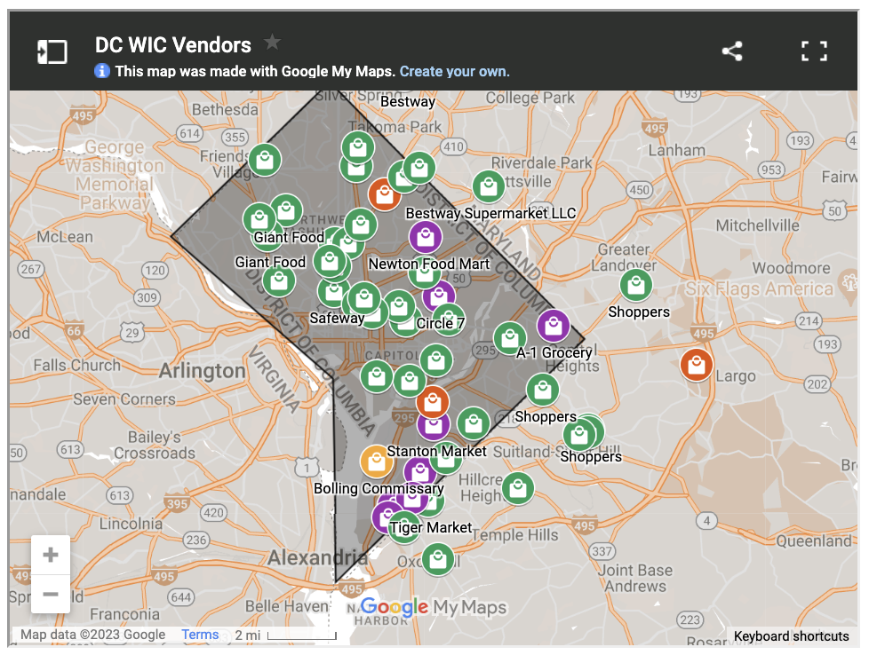 Find Your Store - Map